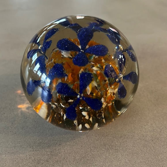Office | Very Cool Glass Blown Paperweight | Poshmark